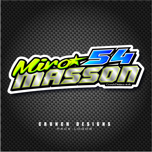 Race logos, race signatures and Motorsport logos designed by Crunch Designs