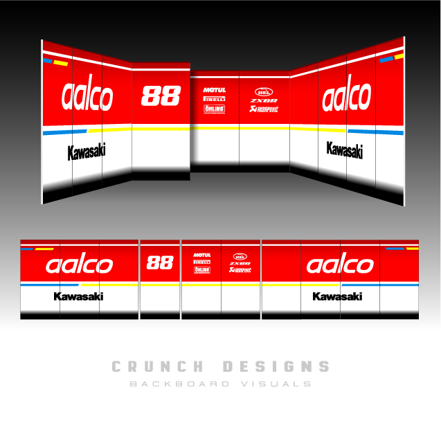 Paddock & Garage Backboard Designs, Graphics and Visuals