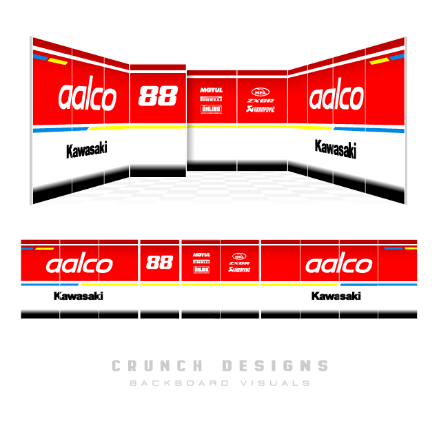 Paddock & Garage Backboard Designs, Graphics and Visuals